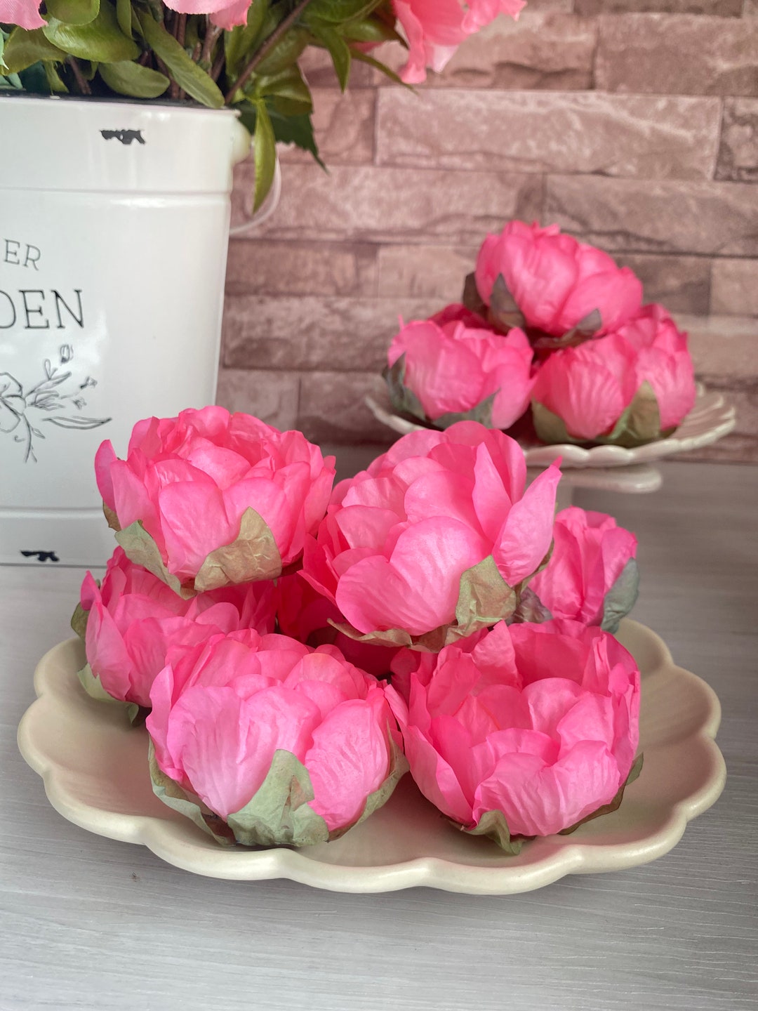 Hot Pink Flowers Wrapper for Holding Chocolate Decorations - Etsy