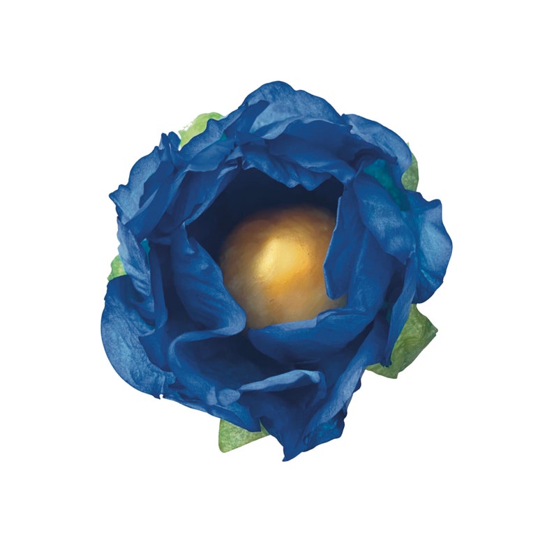 Wedding Indigo Flowers Truffle Wrapper for Holding Chocolate - Etsy