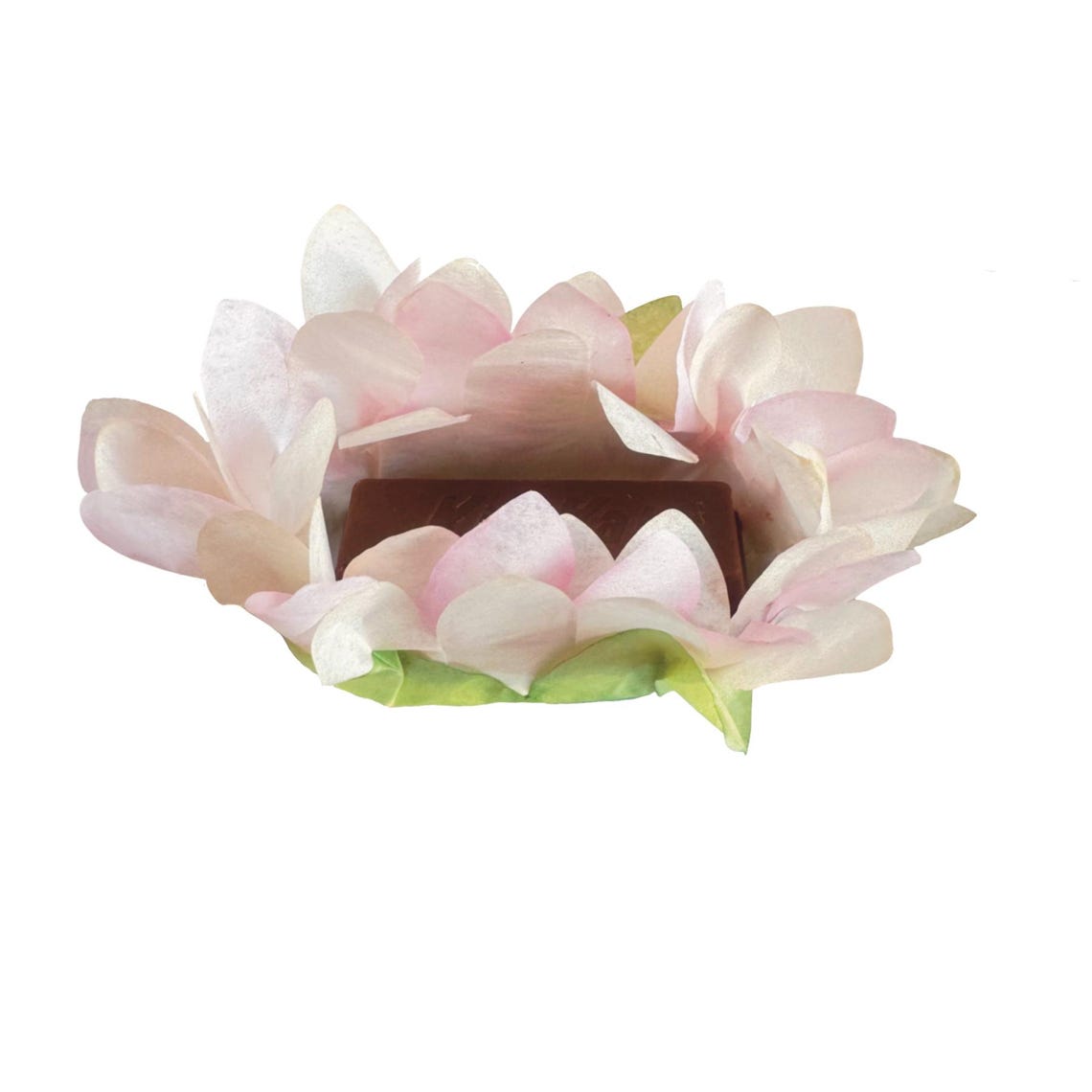 Camafeo Chocolate Soft Pink Flowers Wrapper for Holding Chocolate - Etsy
