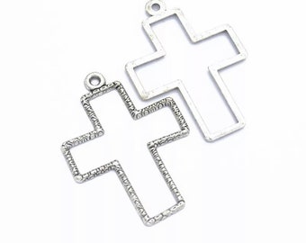 Open Square Pendant - Etsy