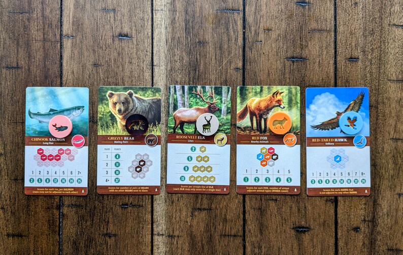 Cascadia Wildlife Tokens Animal Tokens set of 100 - Etsy