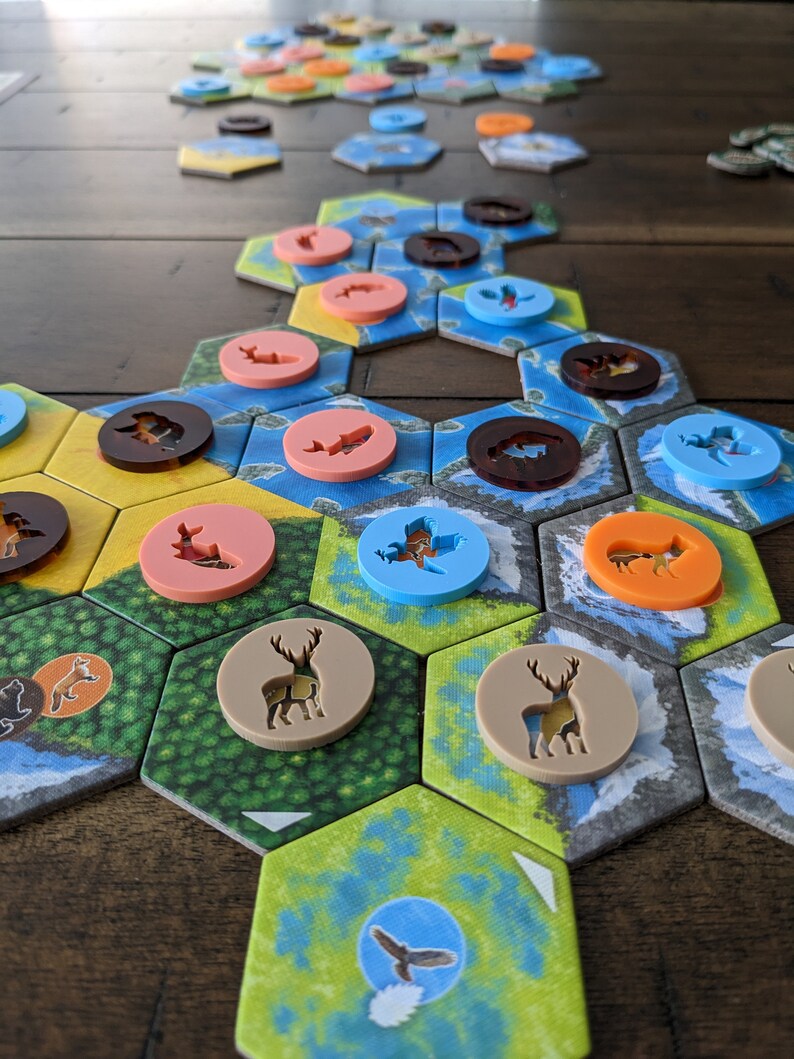 Cascadia Wildlife Tokens Animal Tokens set of 100 - Etsy