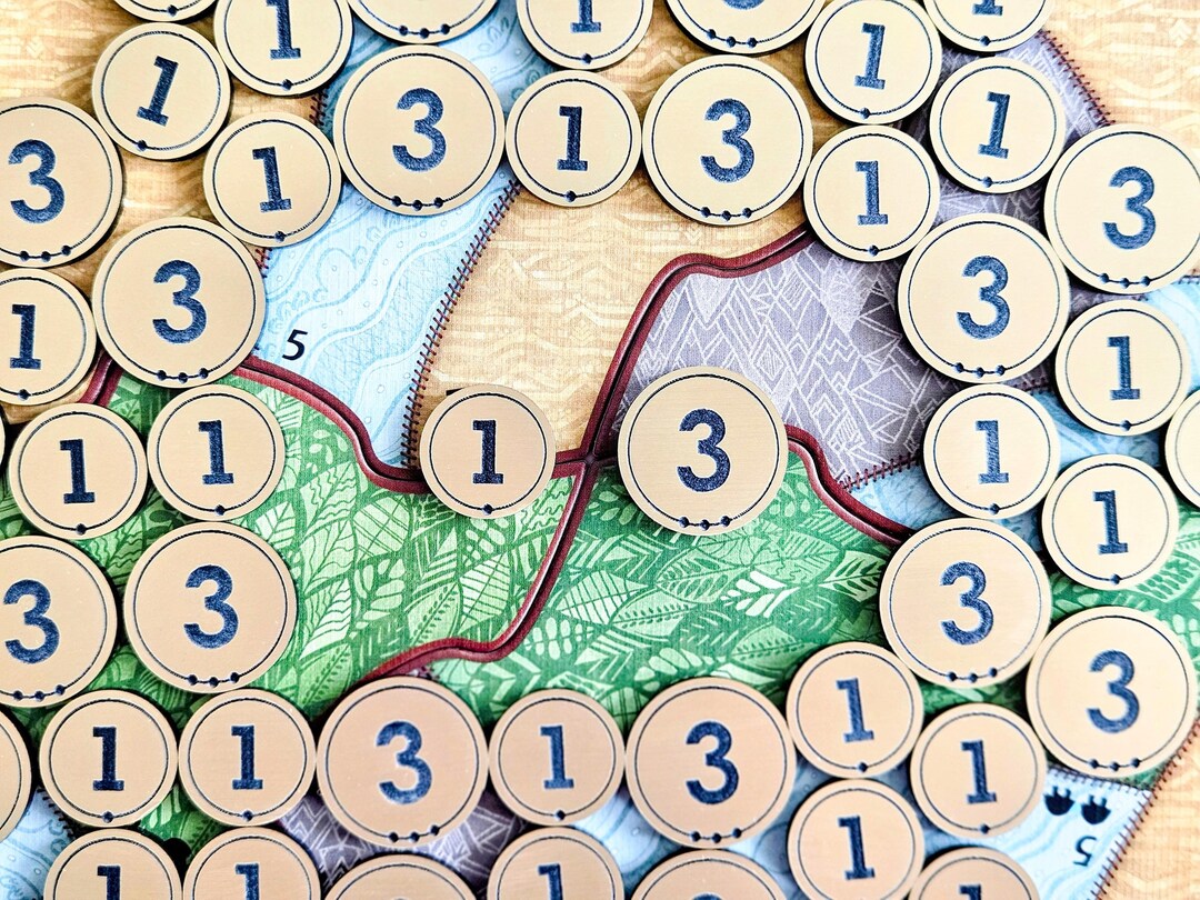 Spirit Island Energy Markers (acrylic Tokens - Set of 54) - Etsy