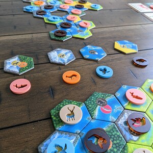 Cascadia Wildlife Tokens | Animal Tokens | Cascadia Landmarks Expansion ...