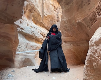 Black Occult Robe - Etsy