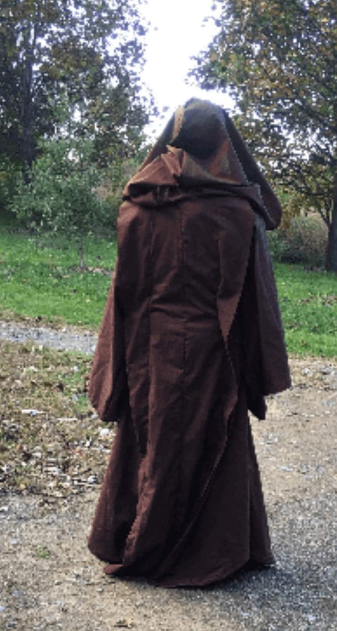 Jedi robe master jedi robe padawan robe brown robe with | Etsy