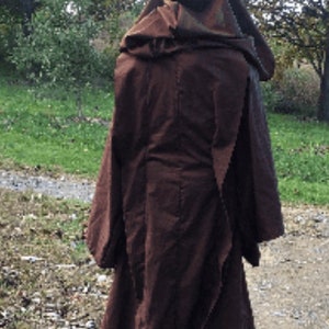 Jedi robe master jedi robe padawan robe brown robe with | Etsy