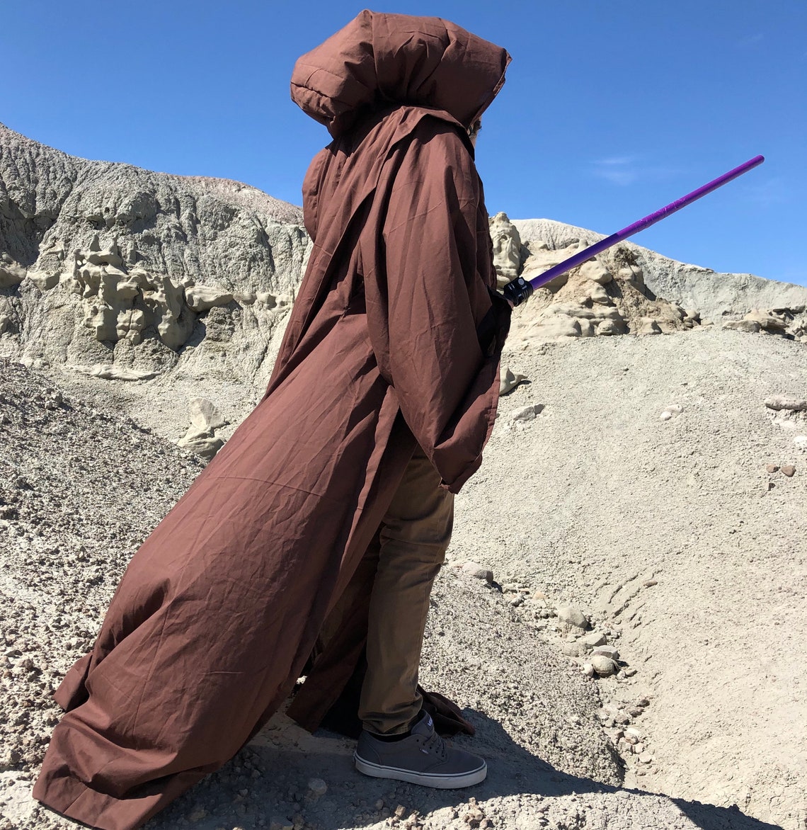 Jedi Robe Master Jedi Robe Padawan Robe Brown Robe With - Etsy