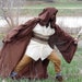 Jedi Robe Master Jedi Robe Padawan Robe Brown Robe With Giant Hood and ...