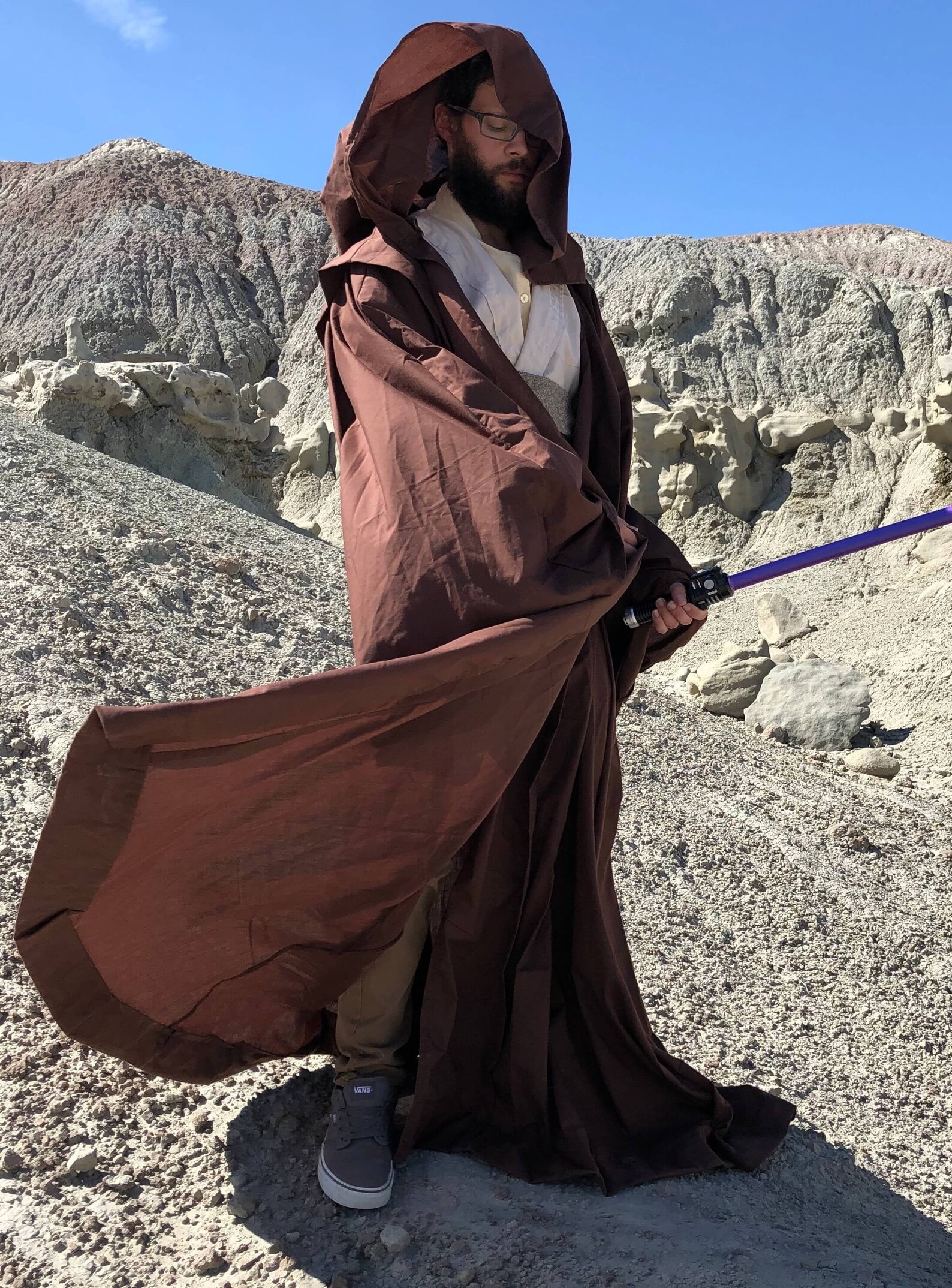 Jedi Robe Master Jedi Robe Padawan Robe Brown Robe With - Etsy