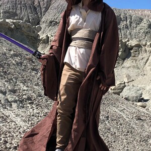Jedi Robe Master Jedi Robe Padawan Robe Brown Robe With - Etsy