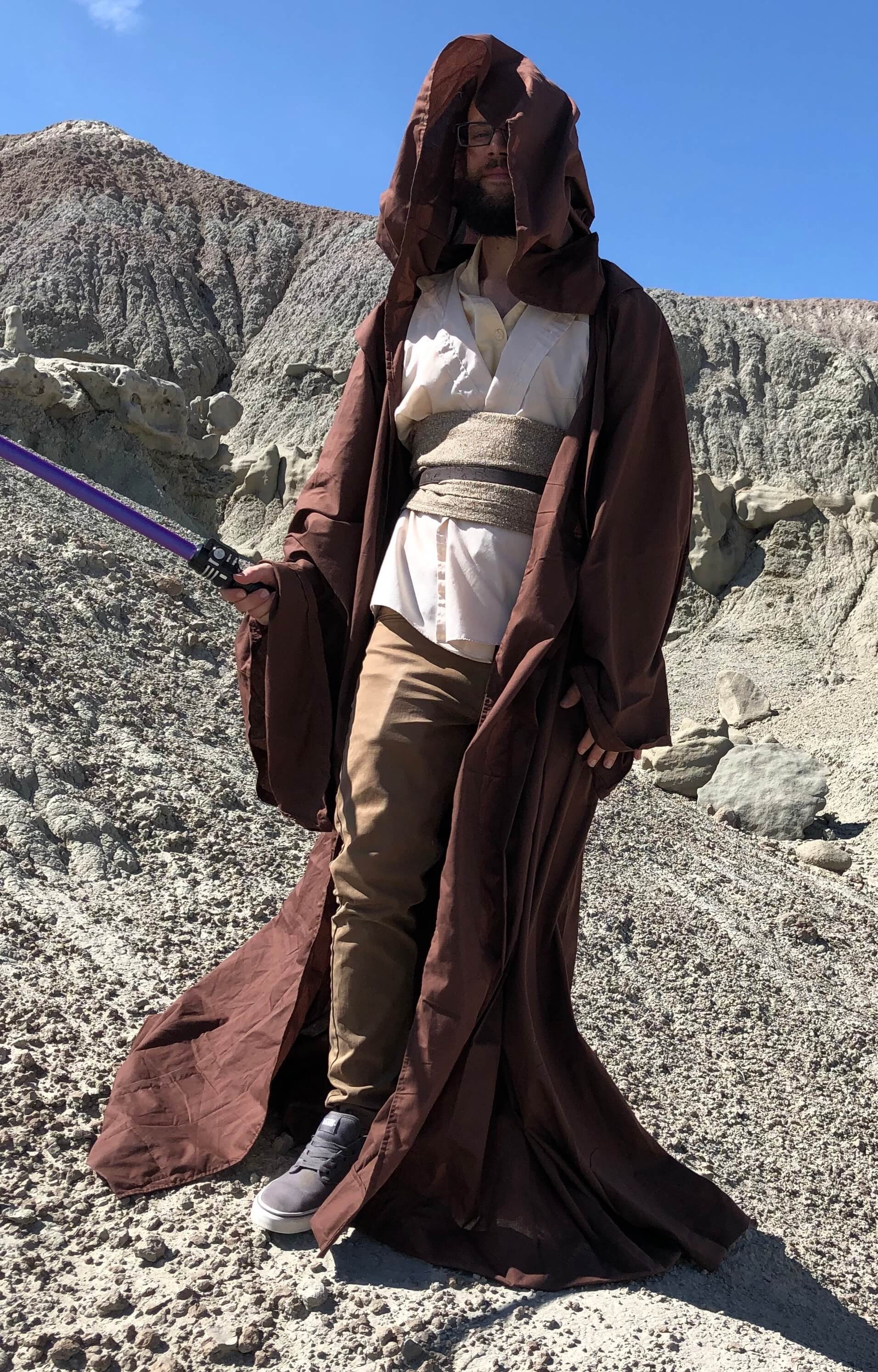 Jedi Robe Master Jedi Robe Padawan Robe Brown Robe With - Etsy