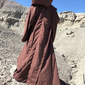 Jedi Robe Master Jedi Robe Padawan Robe Brown Robe With Giant Hood and ...