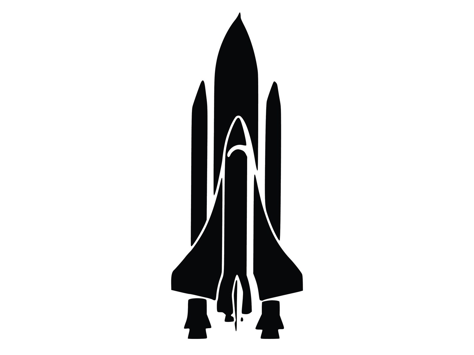Rocket Silhouette Spacecraft SVG Bundle Rocketship SVG | Etsy