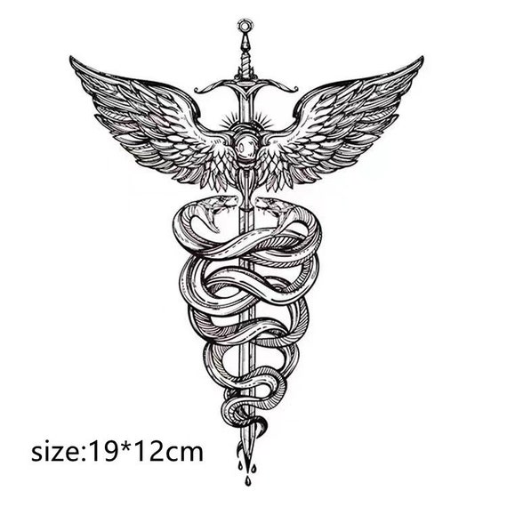 Winged Snake Tattoo