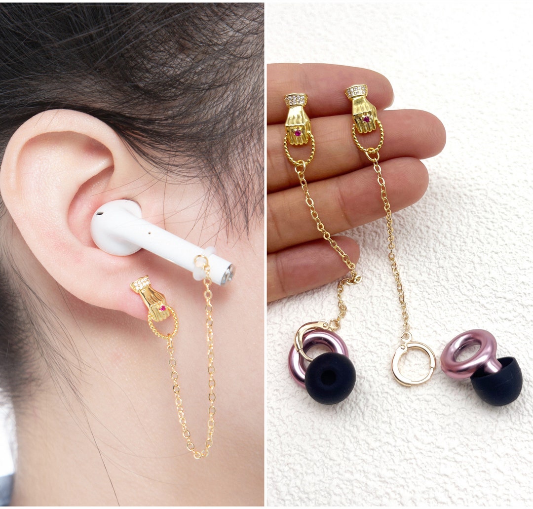 Earrings Suitable for Circular Earplugs Airpods Anti Damage - Etsy