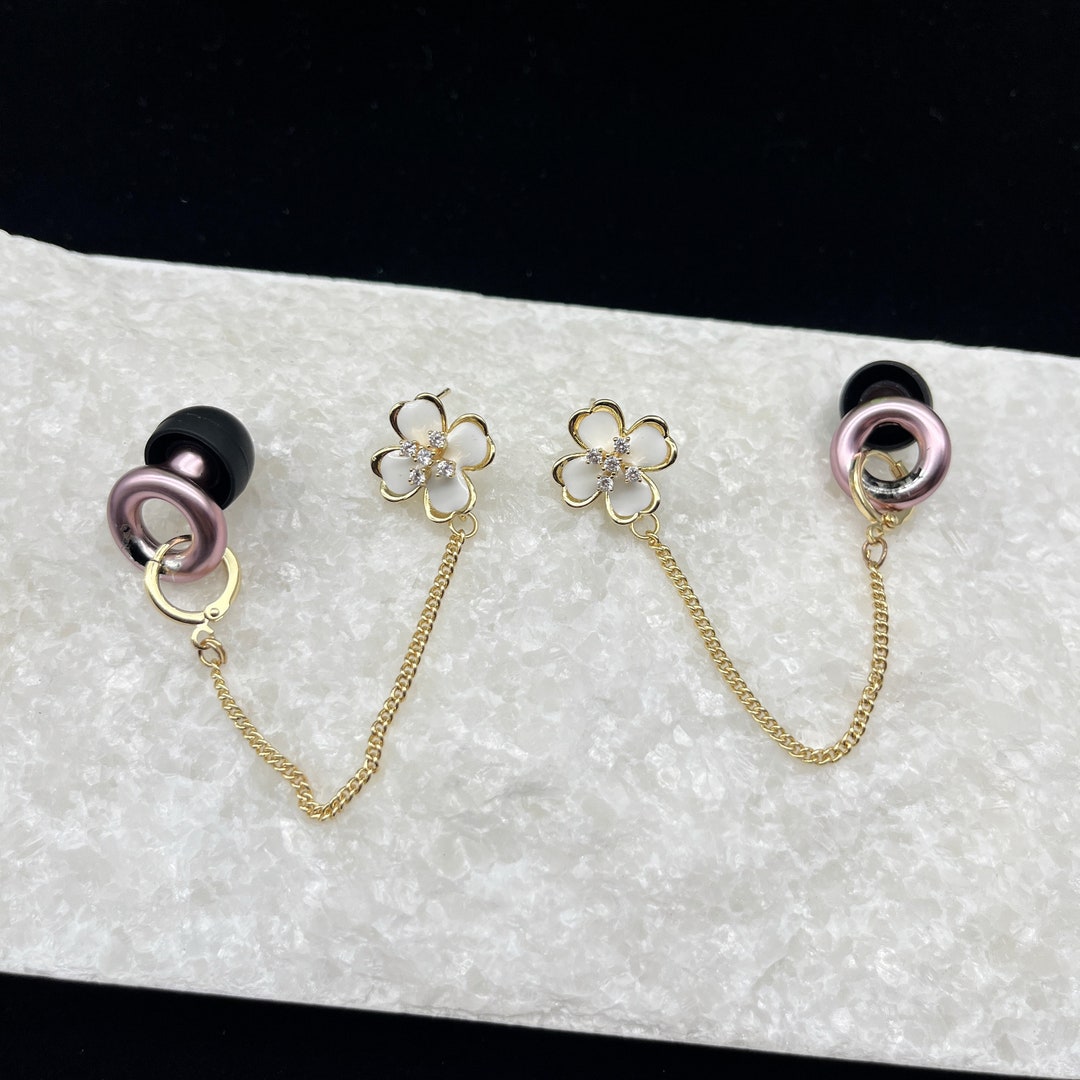 Suitable for Round Earplugs, Cherry Blossom Earrings, Airpods Anti Loss ...