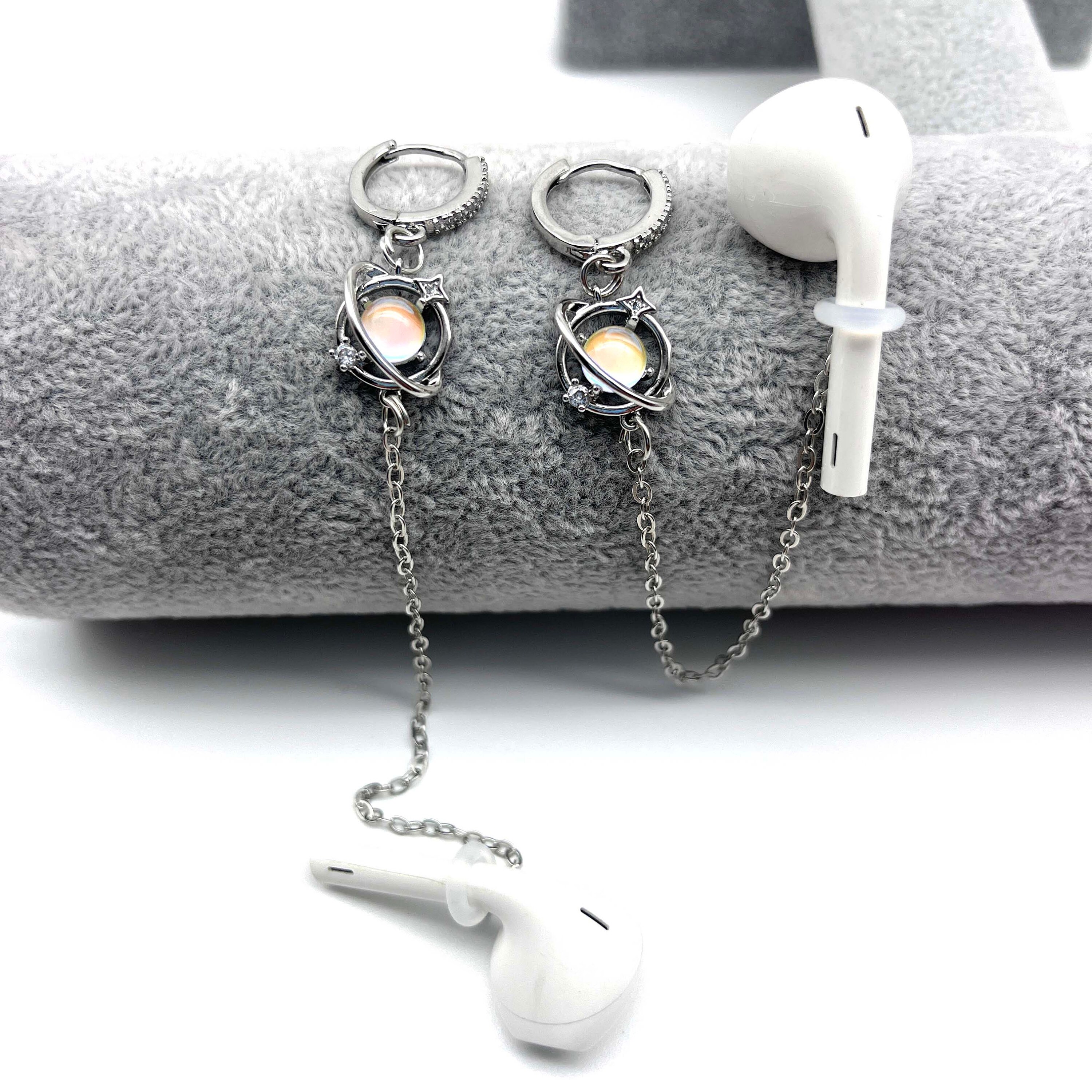 Opal Planet Airpods Earrings/planet Airpods Anti-loss - Etsy