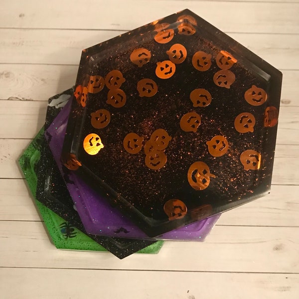 Halloween Coasters - Etsy