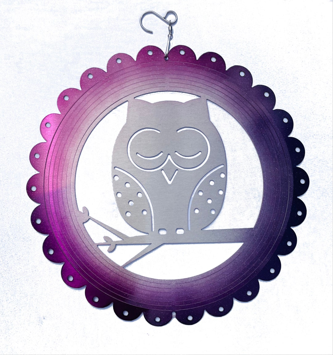 Owl Wind Spinner – Kinetic Wind Spinners for Yard and Garden – Modern ...