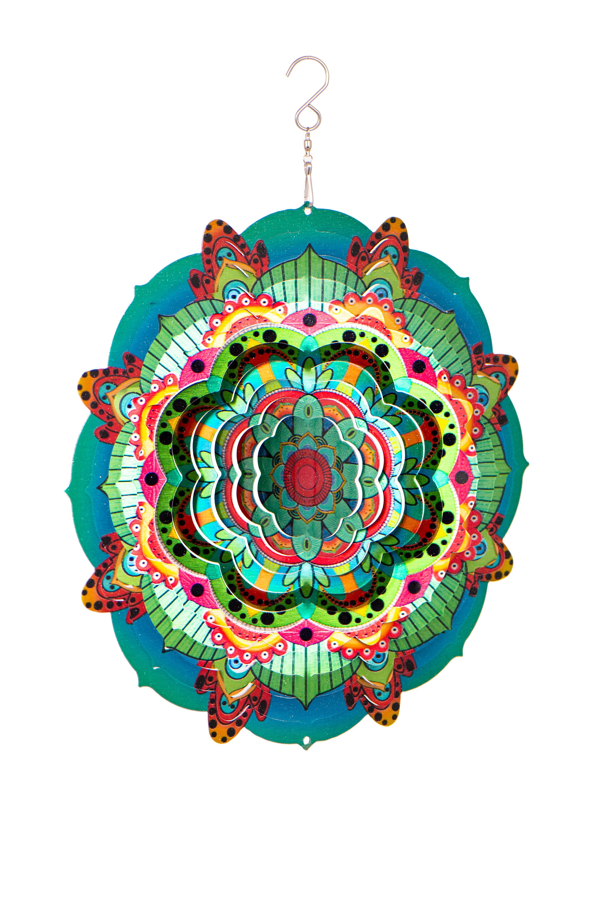 Mandala Wind Spinner 12 Inches Hanging Garden Spinner for - Etsy