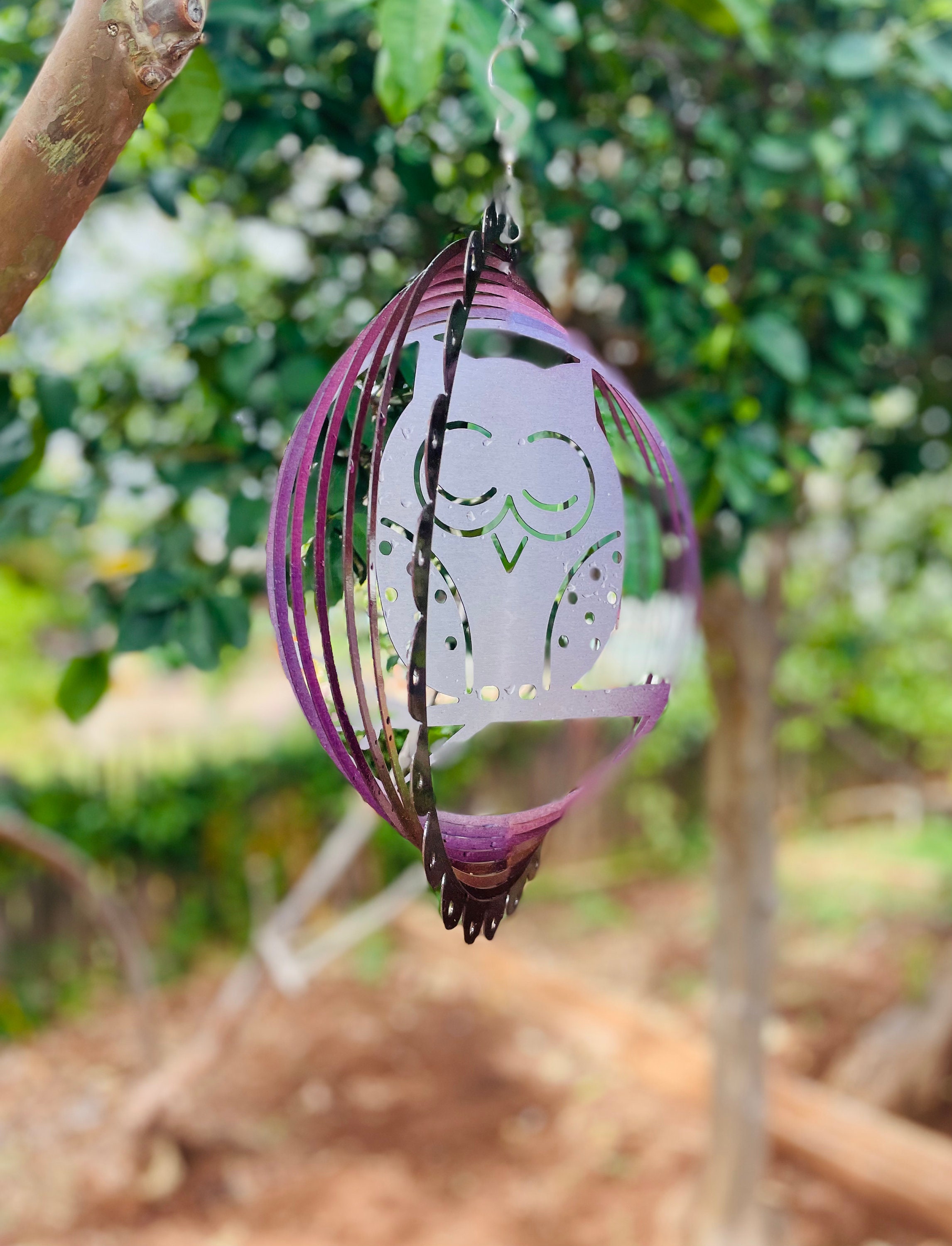 Owl Wind Spinner Kinetic Wind Spinners for Yard and Garden Modern ...