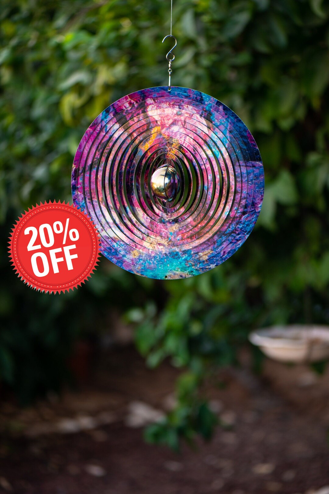 Multi Color Wind Spinner 12 Yard Decoration Wind - Etsy