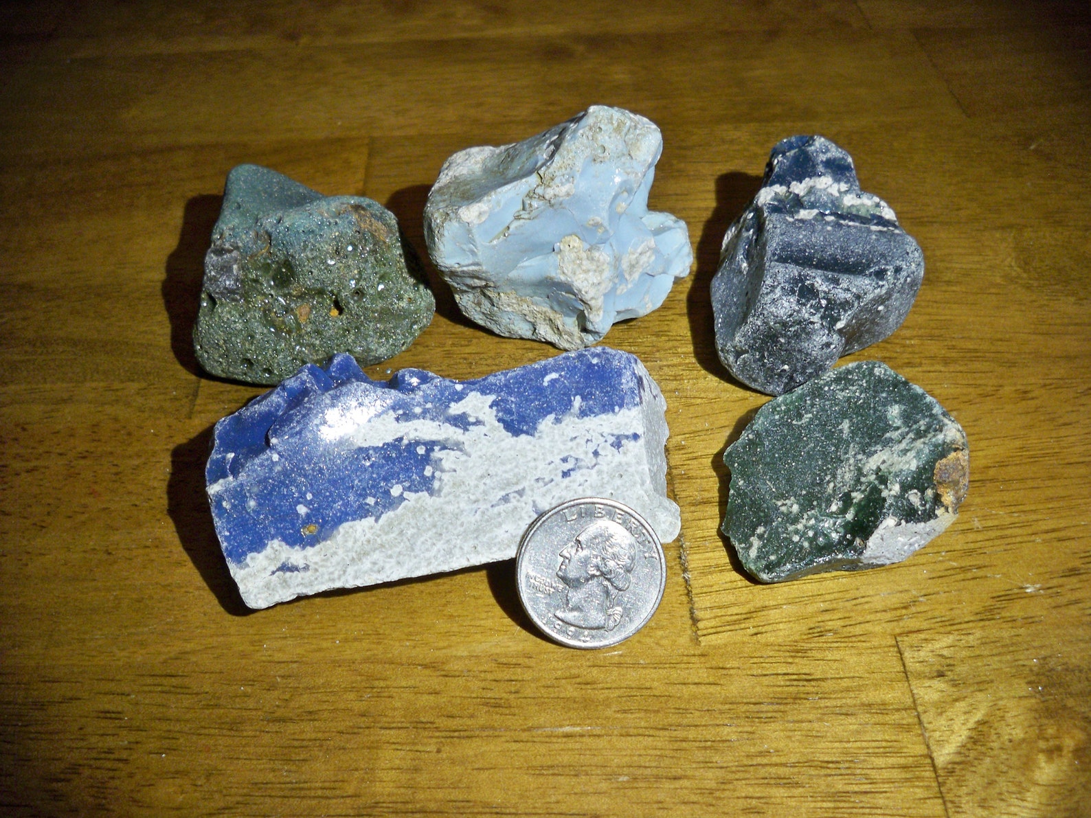 Leeland Blue & Frankfort Green Slag Glass Collection | Etsy