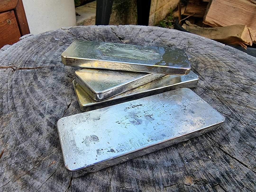 250g Tin Ingot Tin Bullion Bar .9997 Sn Hand Poured - Etsy