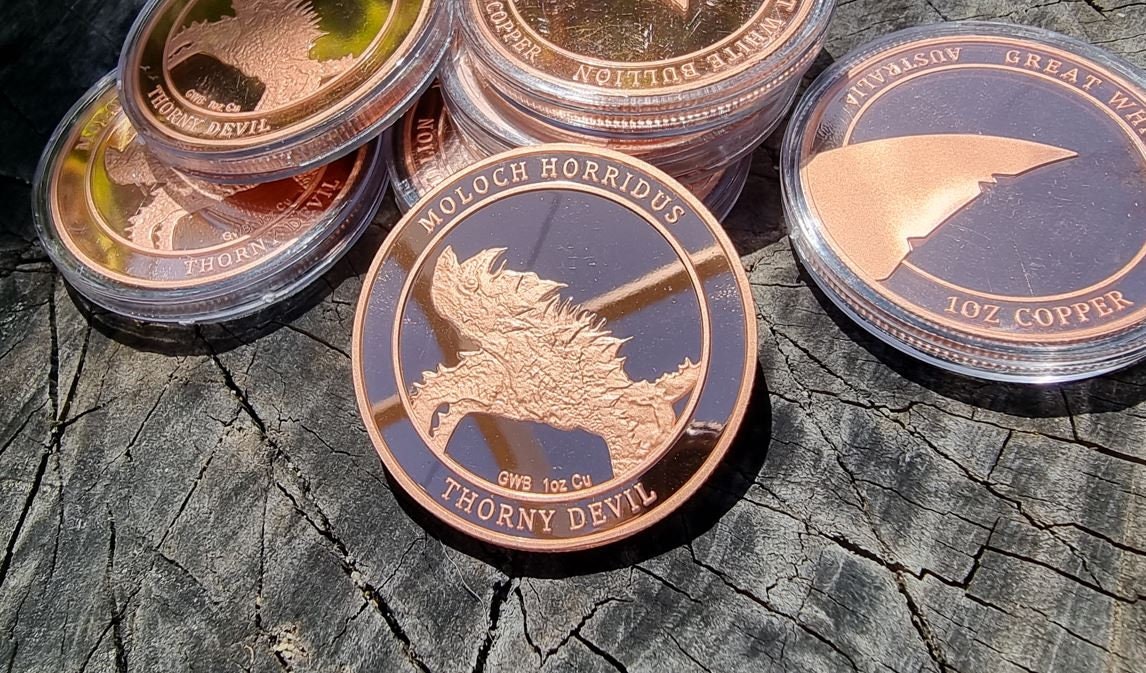 1 Ounce Copper Round - 1 Troy Ounce Thorny Devil - Copper Coin - Etsy ...