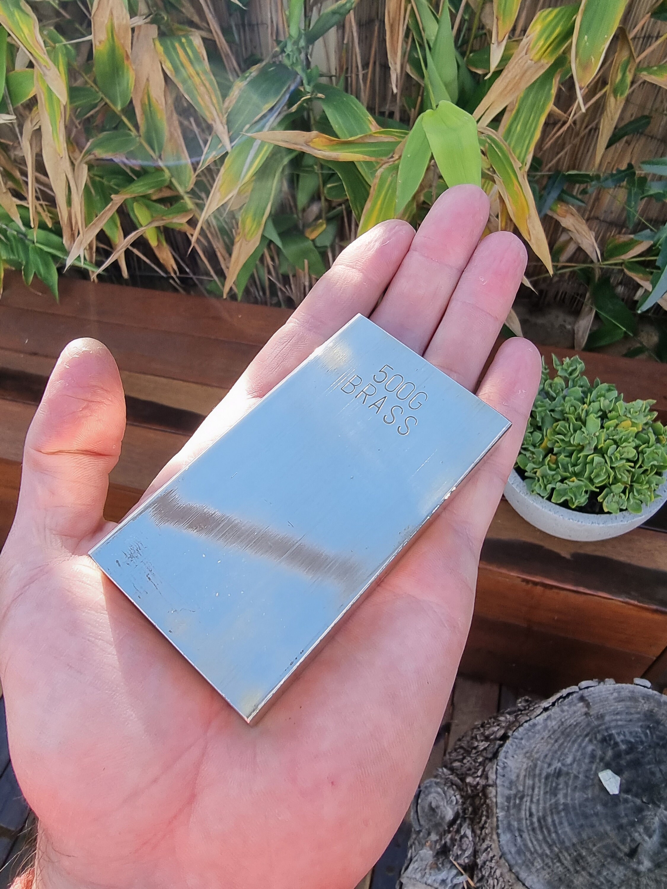 500g Brass Ingot 05kg Pure Brass Bar Brass Bullion By Etsy