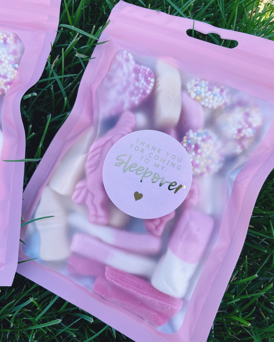 Sleepover Favours Thank You for Coming to My Sleepover Sleepover Party ...