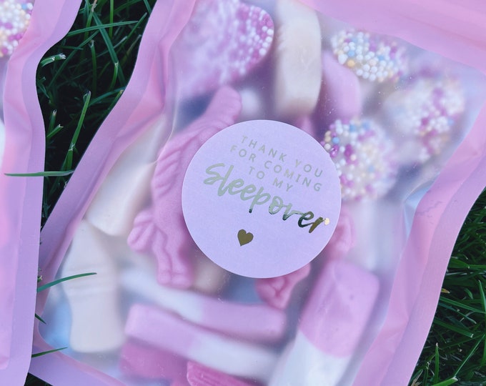 Sleepover Favours | Thank You for Coming to My Sleepover | Sleepover ...