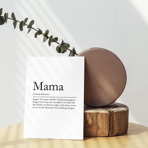Definition-sign: Mama | Poster | Printable | Poster Print | Digital ...