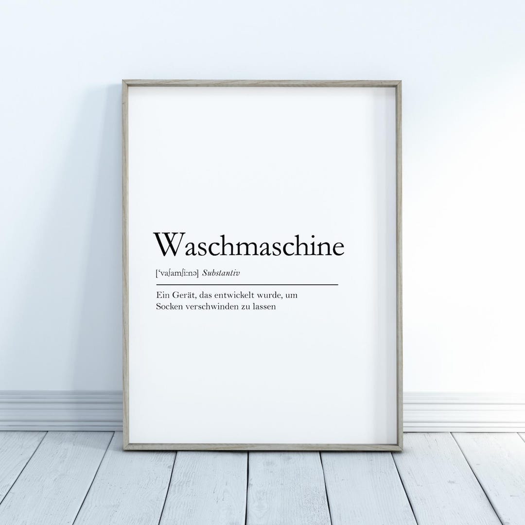 Washing Machine Poster | Digital Print | Funny Saying Poster | Digital ...