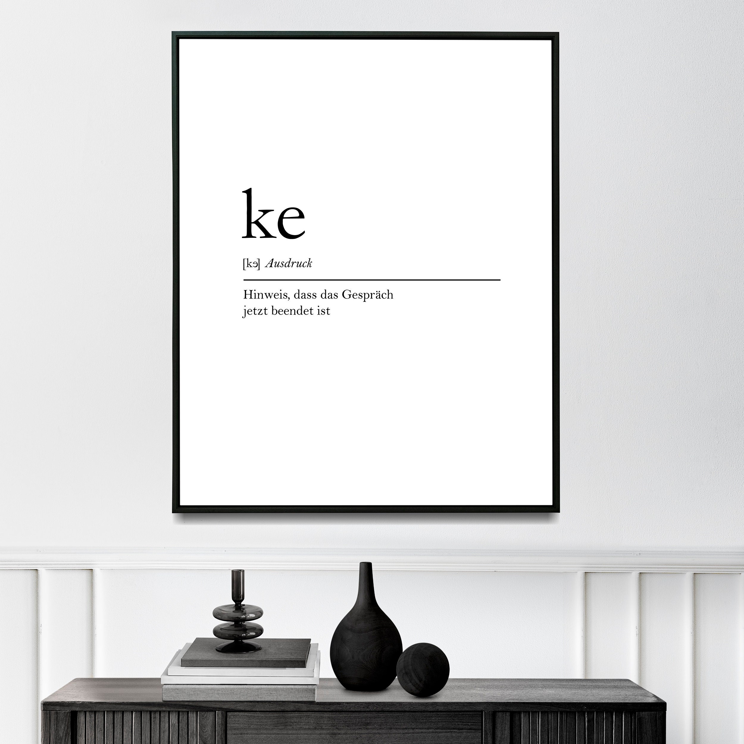 Definition-sign: Ke Poster Printable Posterdruck | Etsy