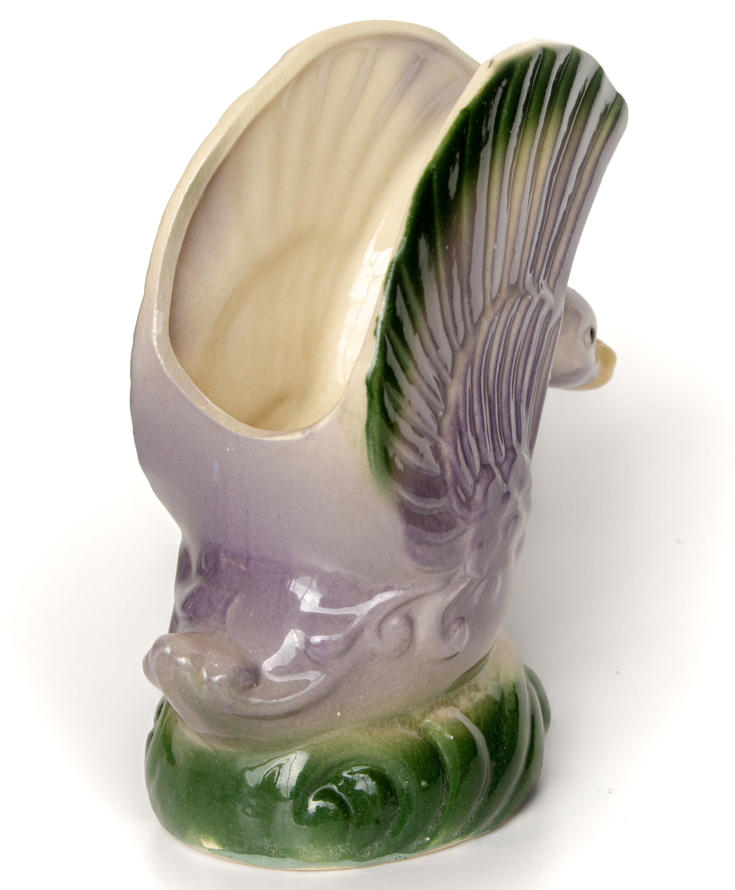 Royal Copley Ceramic Hand Painted Duck Planter Small 5 - Etsy