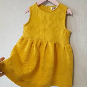 Organic Muslin Boho Dress, Muslin Summer Dress, Casual Cotton Dresses ...