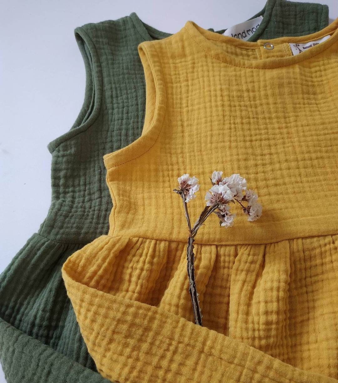 Organic Muslin Boho Dress, Muslin Summer Dress, Casual Cotton Dresses ...