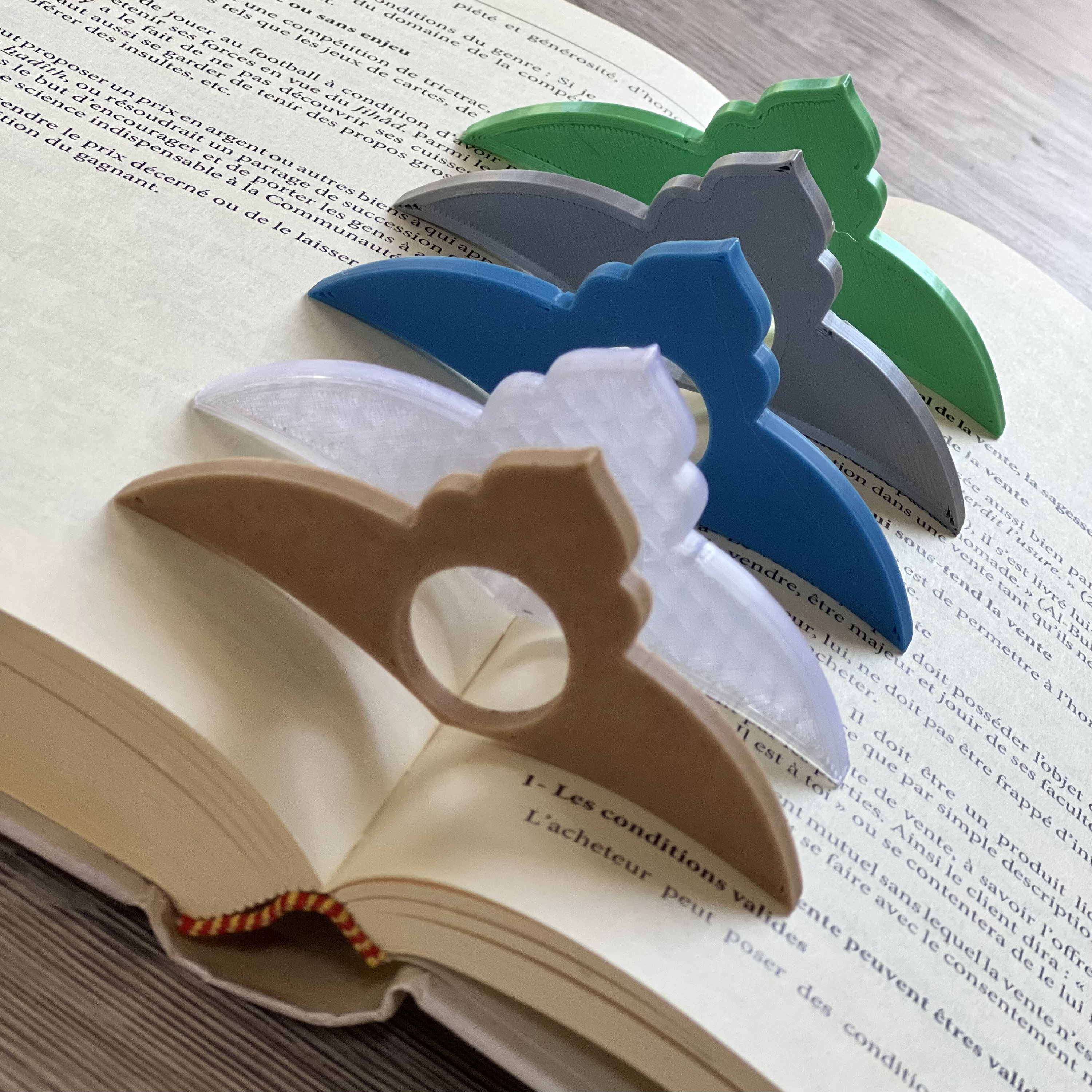 Muslim Pattern Reading Ring, Book Page Holder, 3D Thumb Page Holder ...