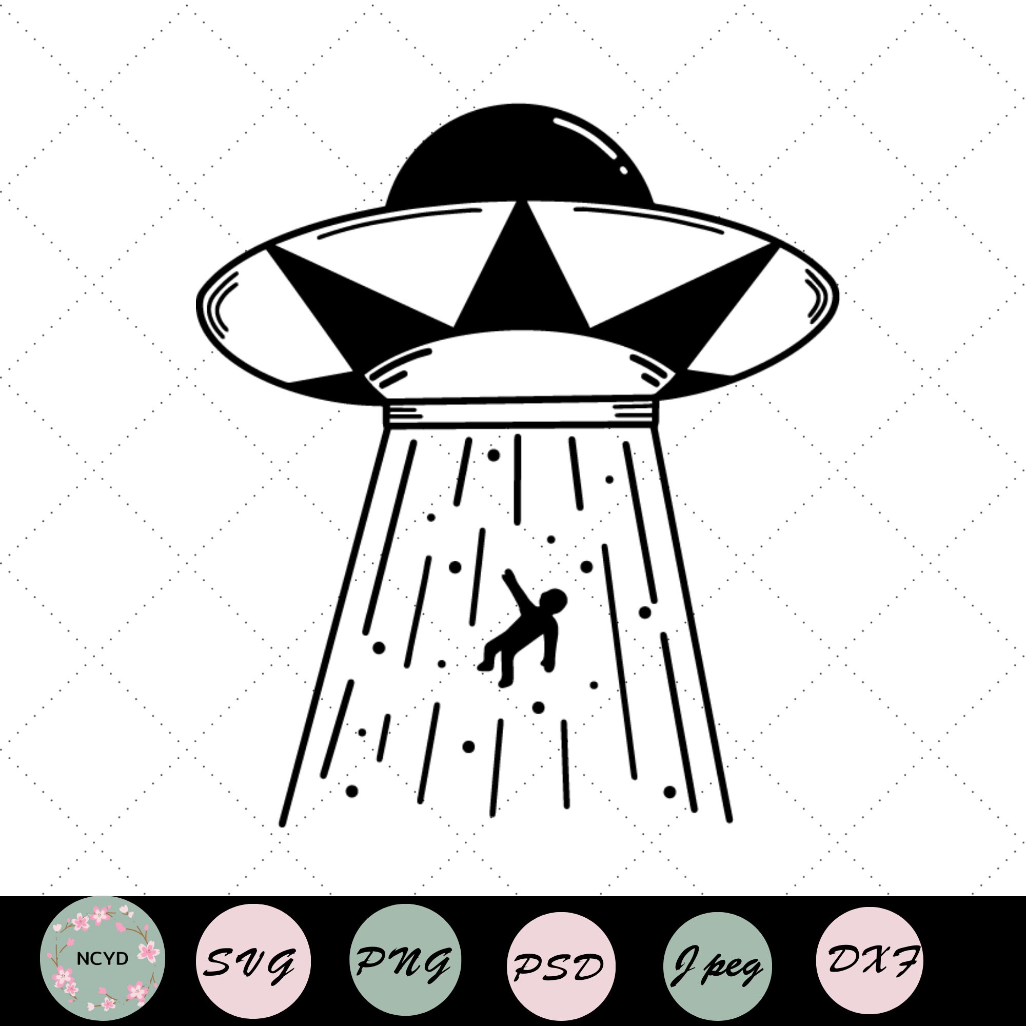 Alien Abduction SVG para Cricut / Descarga digital, Alien Shirt svg ...