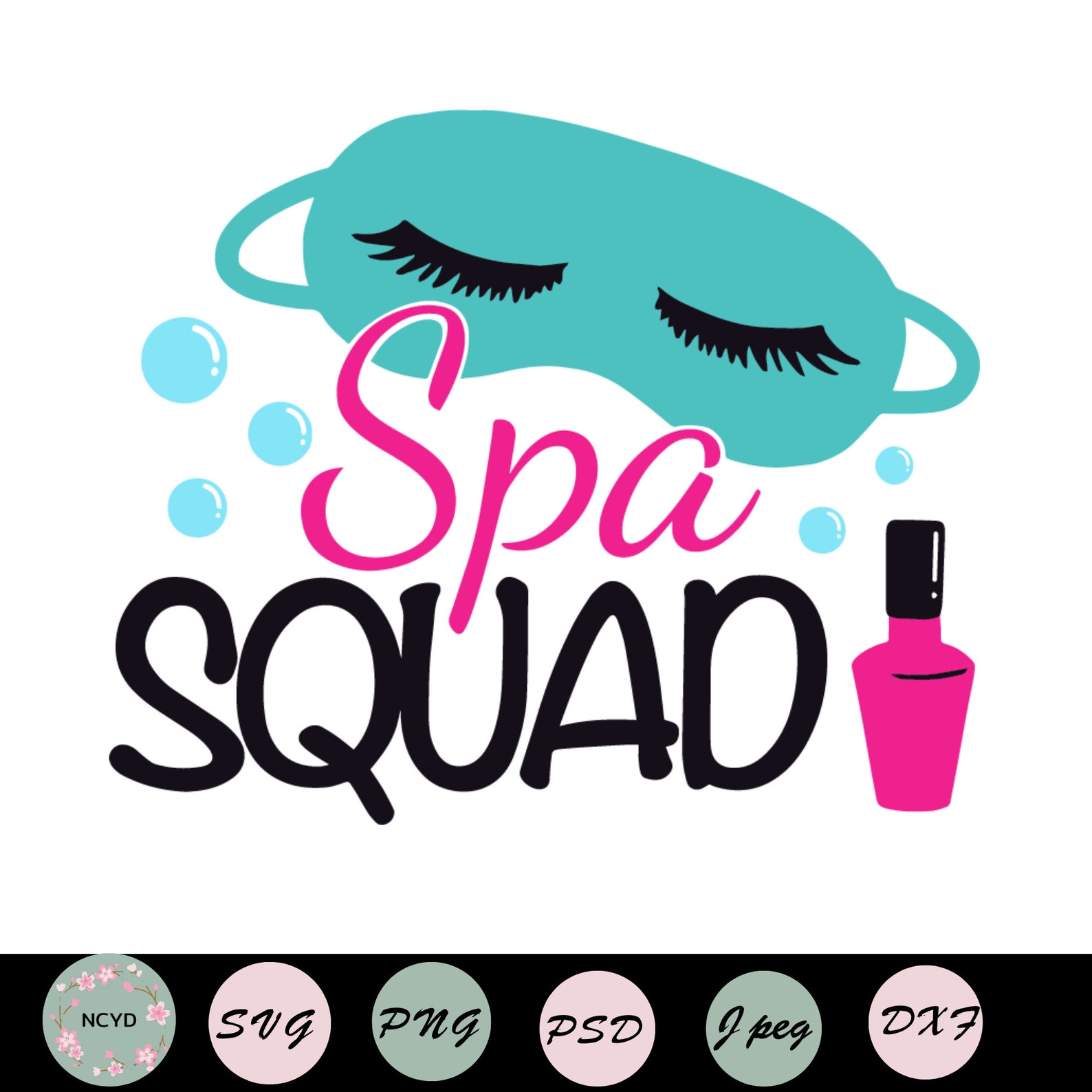 Spa Squad Svg,friends Spa Svg,digital Download - Etsy
