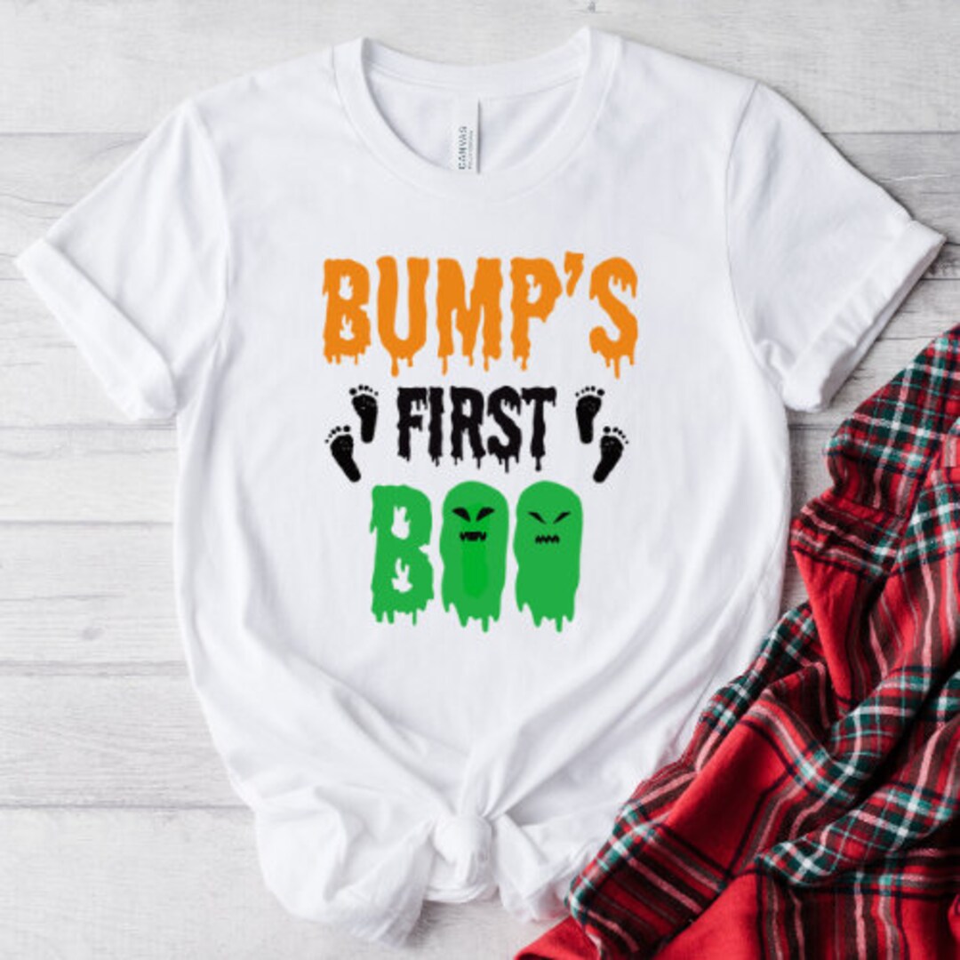 Buy Bump's First Boo Svg Png Dxf for Cricut,halloween Shirt Svg,digital ...