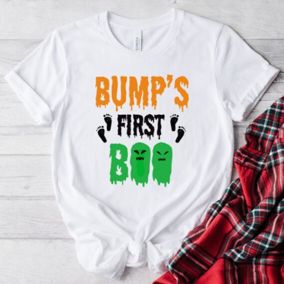 Bump's First Boo Svg Png Dxf for Cricuthalloween Shirt - Etsy India