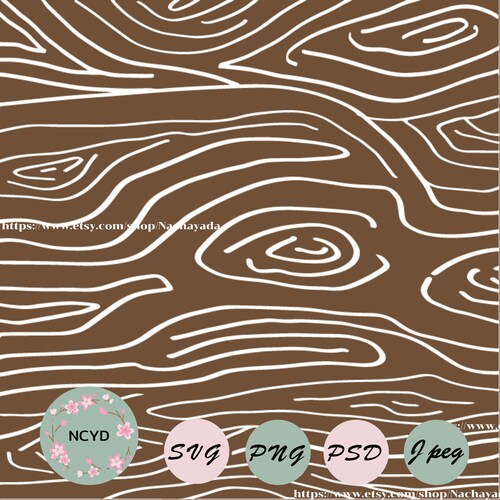 Seamless Wood Pattern SVG PNG JPG Transparent - Etsy