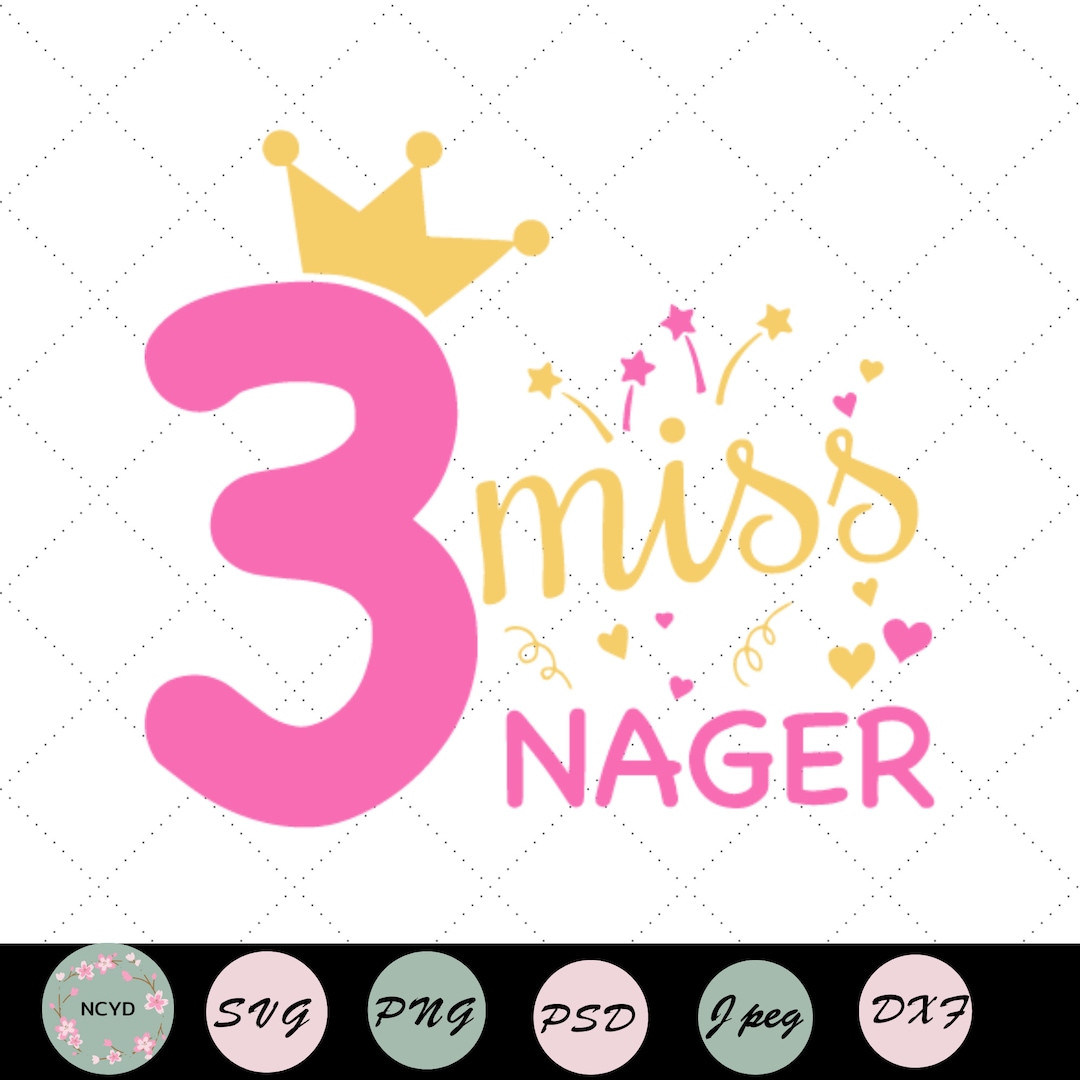3rd Birthday Svg for Cricut - Etsy