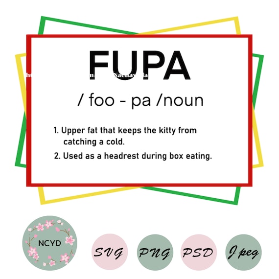 Fupa Word Saying Svg | Etsy