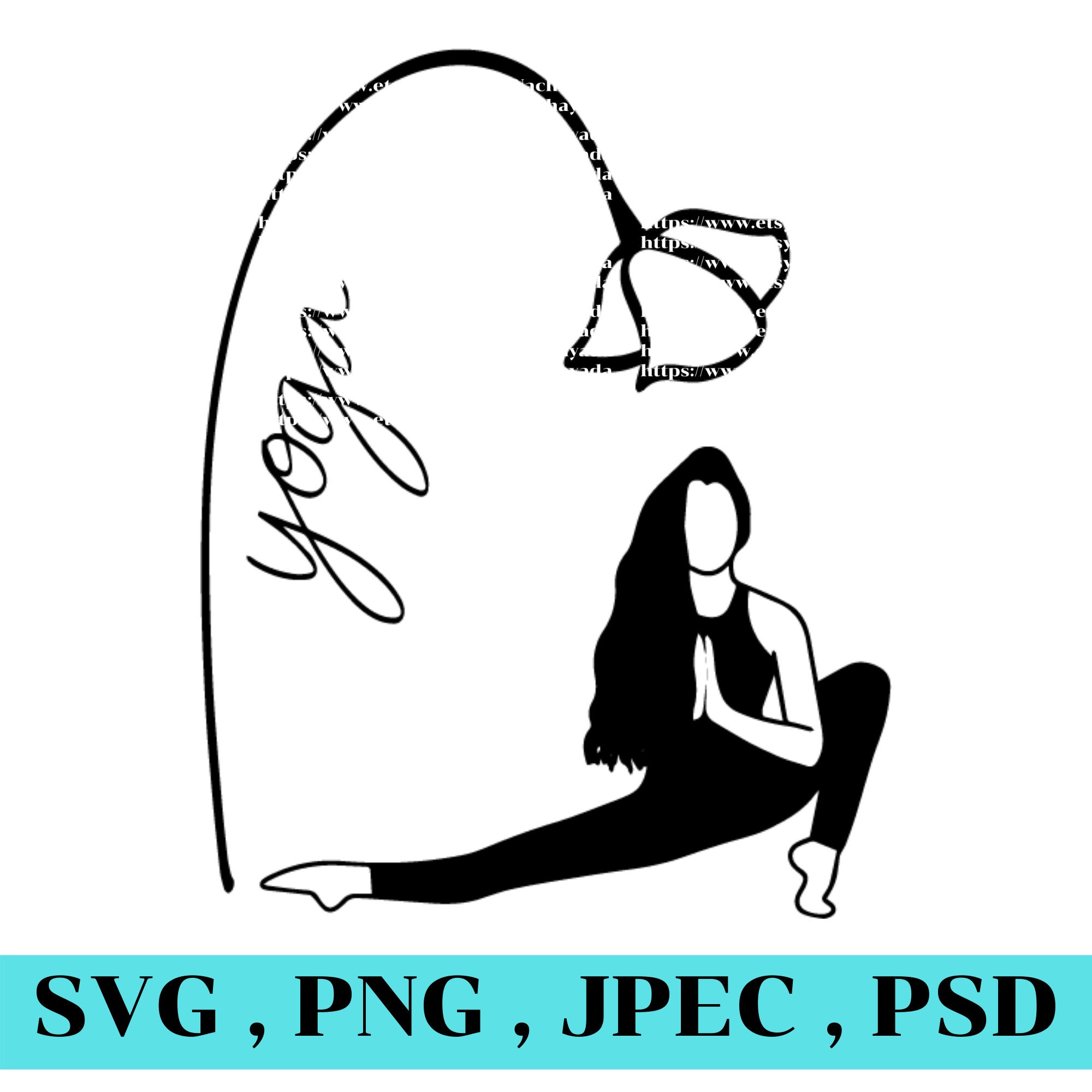 YOGA POSES SVG Yoga Svg, Yoga Cut File, Cricut Yoga Svg, Yoga Life Svg ...