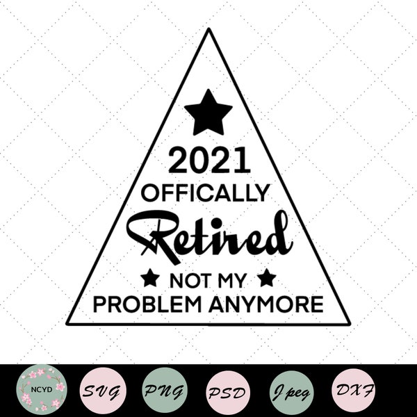 Retired 2021 Svg - Etsy