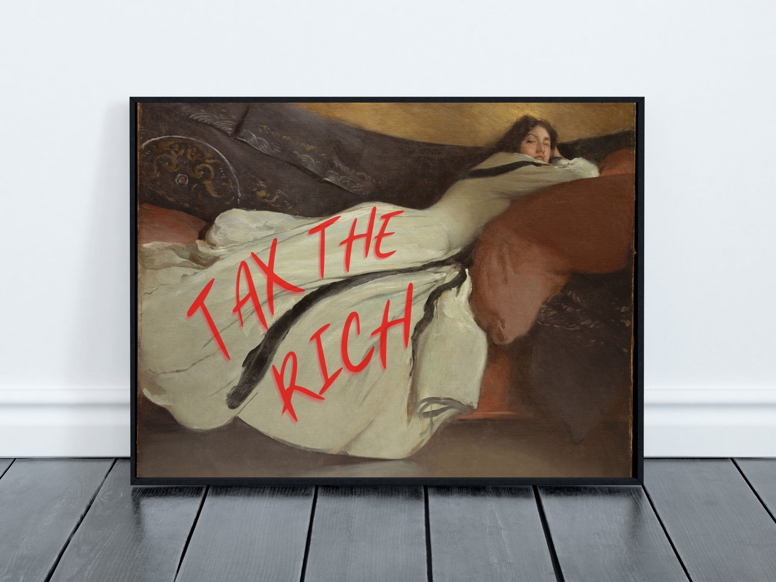 Digital Print- AOC Tax the Rich| Modern Altered Art | Funny Eclectic ...